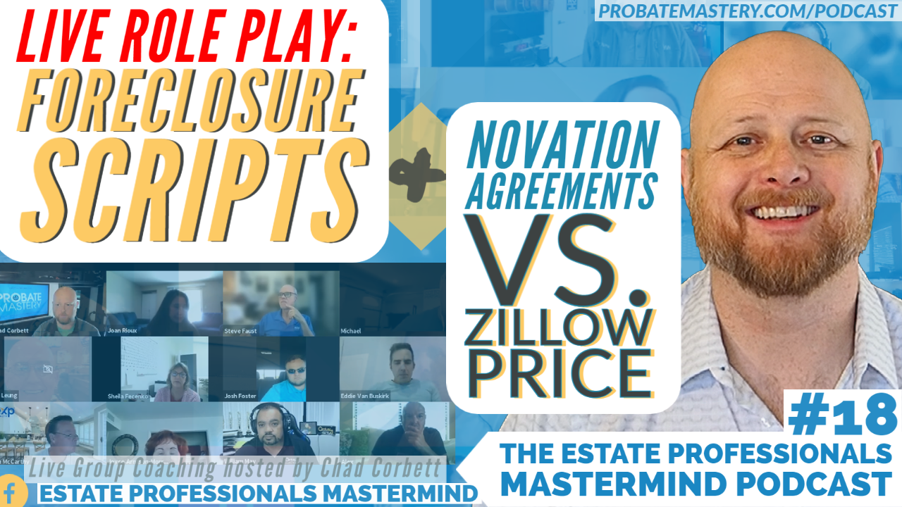 LIVE ROLE PLAY: FORECLOSURE SCRIPTS | PLUS Using Creative Finance When ...