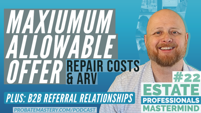 How to Calculate MAXIMUM ALLOWABLE OFFER, ARV, and repair costs for Real Estate Wholesaling and ...