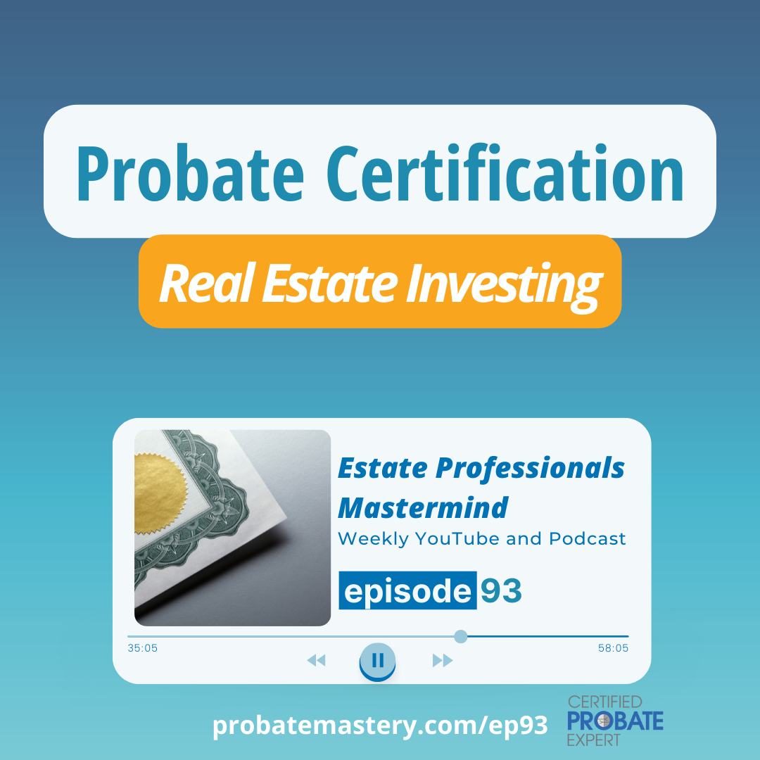 Probate real estate marketing, cold calling, and Facebook communities